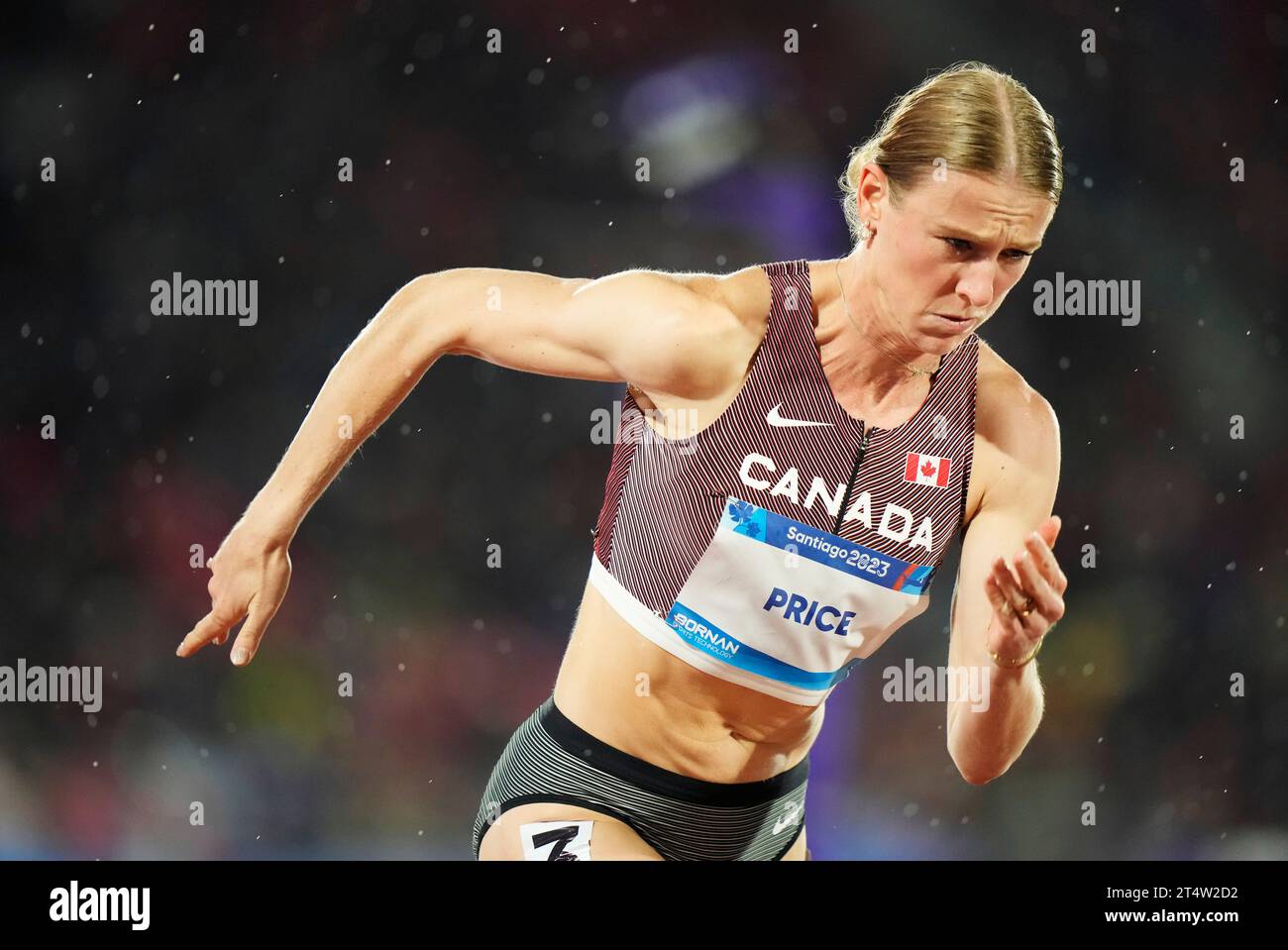 Santiago, Chile. 01st Nov, 2023. Canada's Madeline Price races in the ...