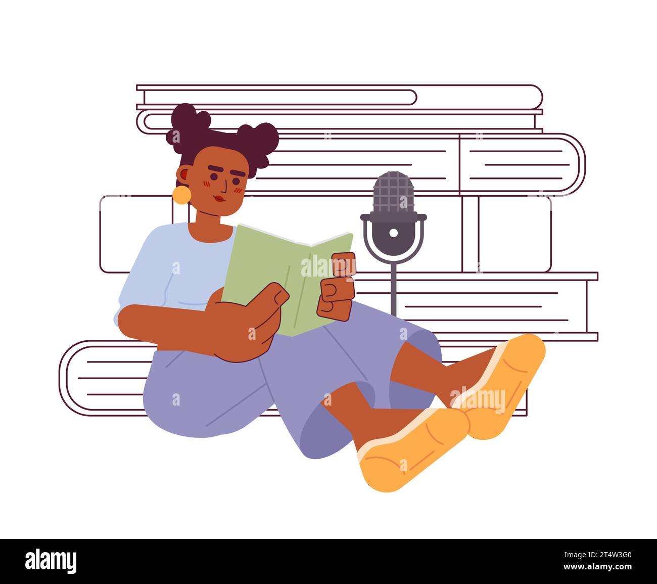 Actor studio microphone Stock Vector Images - Alamy