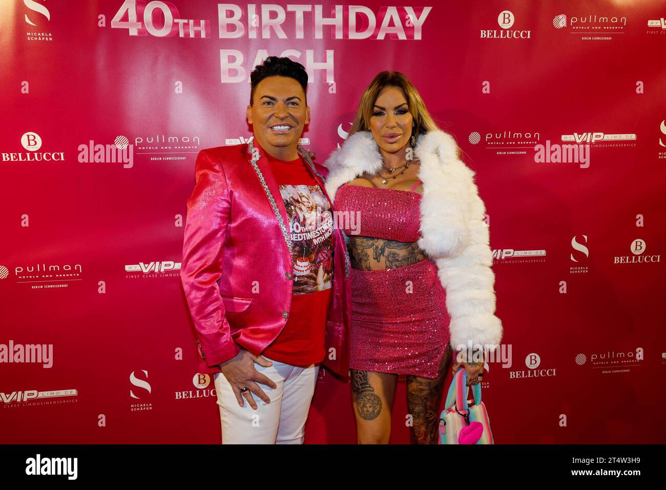 Matthias Mangiapane, Gina Lohfink bei Micas 40th Birthday Bash Party im ...