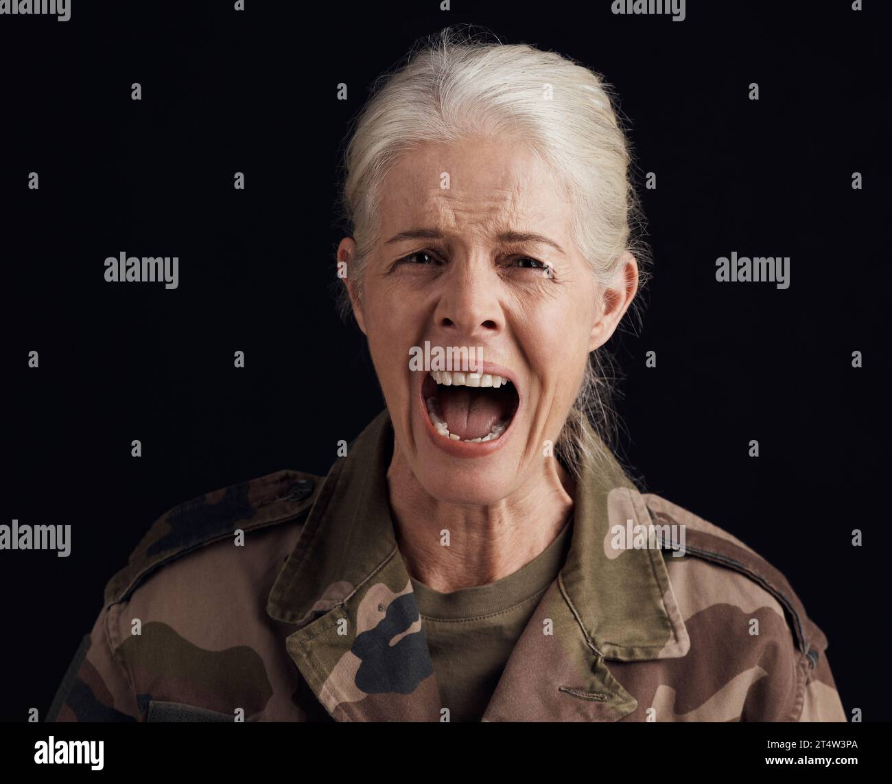 Senior shout hi-res stock photography and images - Alamy