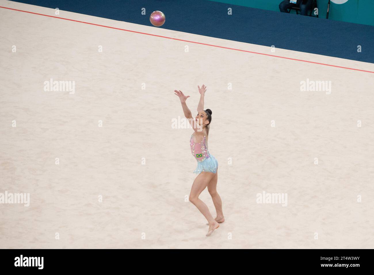 Santiago, Chile. 01st Nov, 2023. Maria Eduarda Alexandre, from rhythmic ...