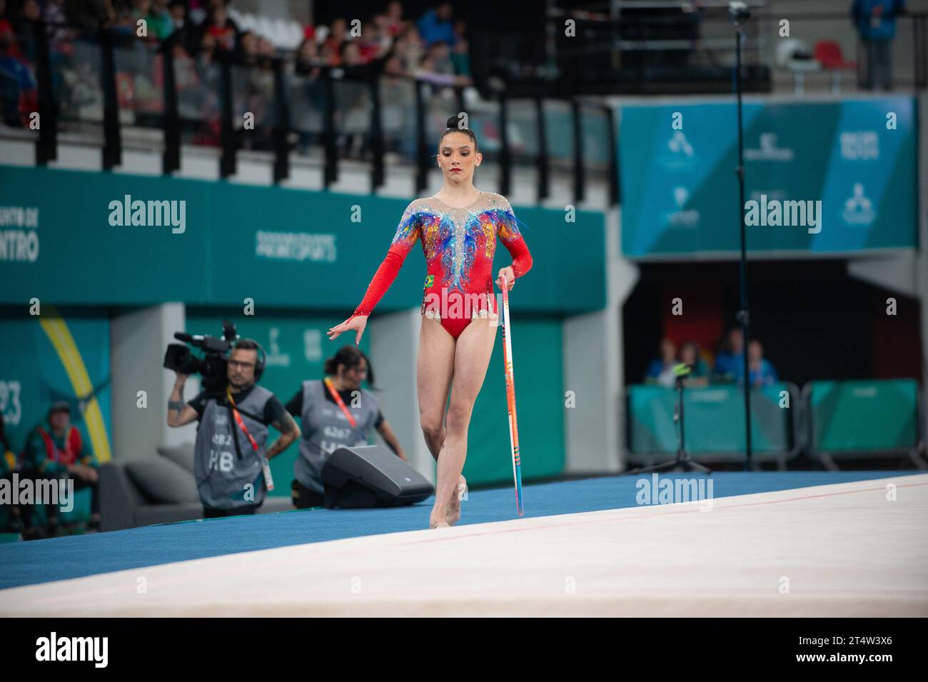 Santiago, Chile. 01st Nov, 2023. Maria Eduarda Alexandre, from rhythmic ...