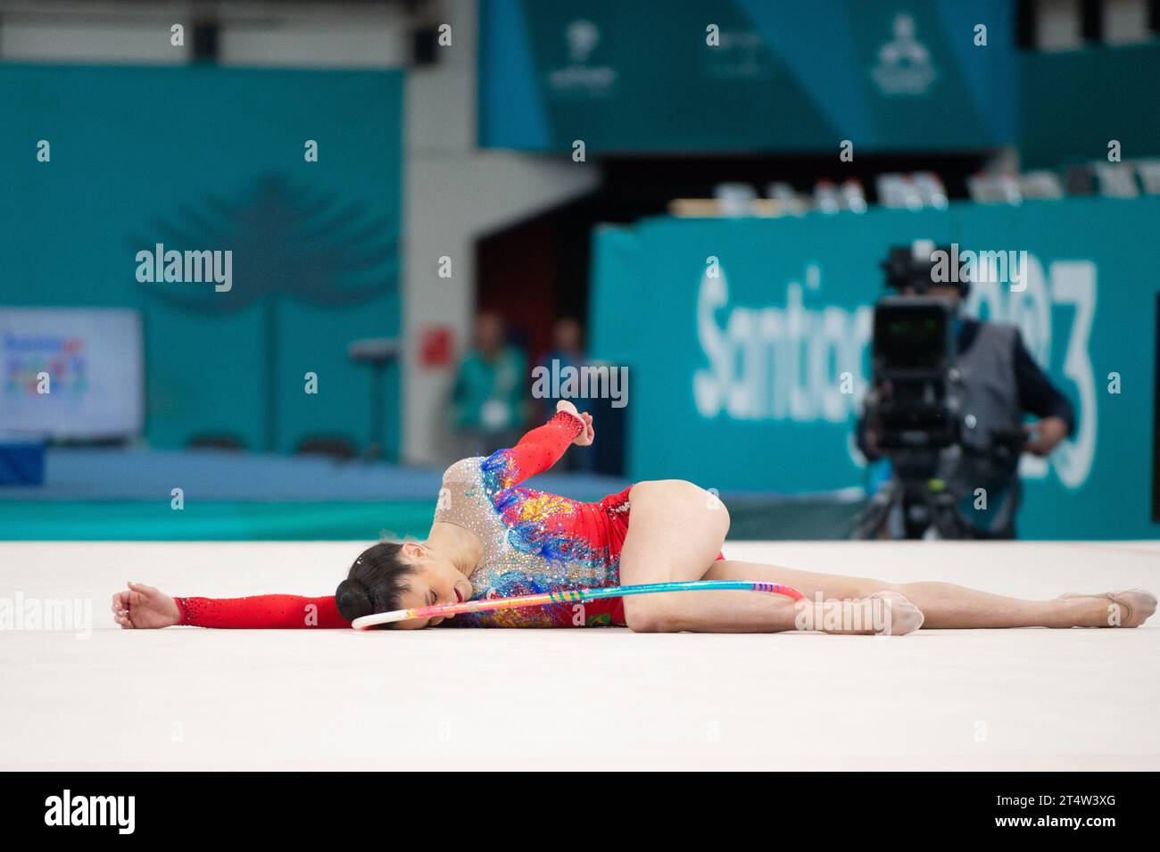 Santiago, Chile. 01st Nov, 2023. Maria Eduarda Alexandre, from rhythmic ...