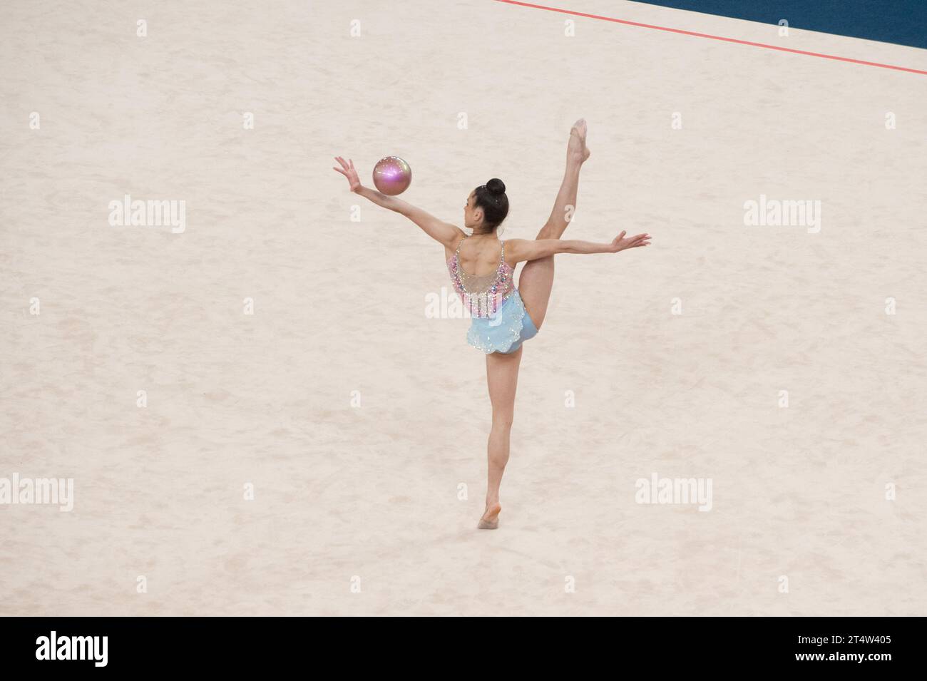 Santiago, Chile. 01st Nov, 2023. Maria Eduarda Alexandre, from rhythmic ...