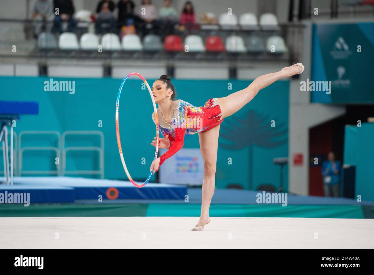 Santiago, Chile. 01st Nov, 2023. Maria Eduarda Alexandre, from rhythmic ...