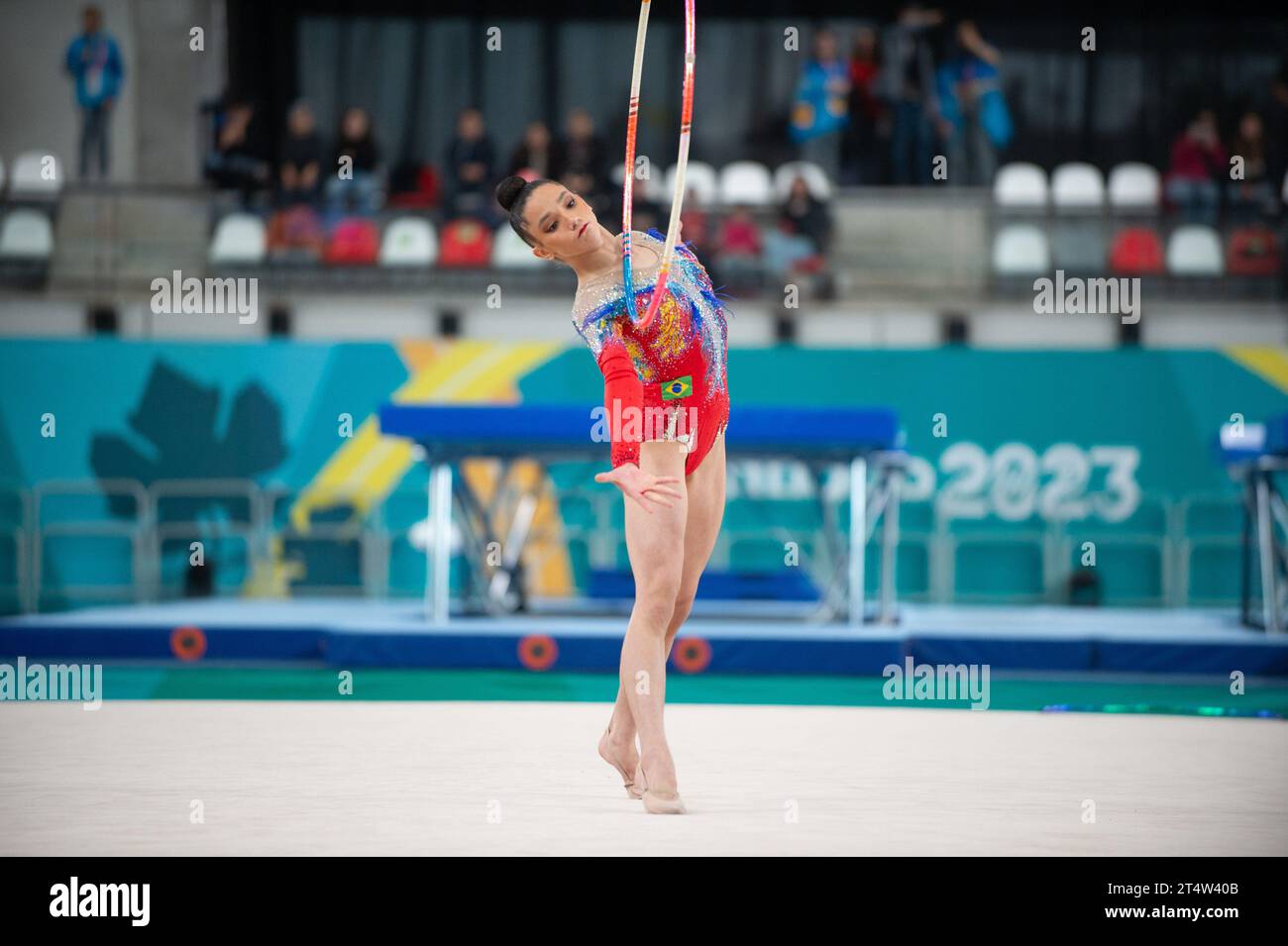 Santiago, Chile. 01st Nov, 2023. Maria Eduarda Alexandre, from rhythmic ...