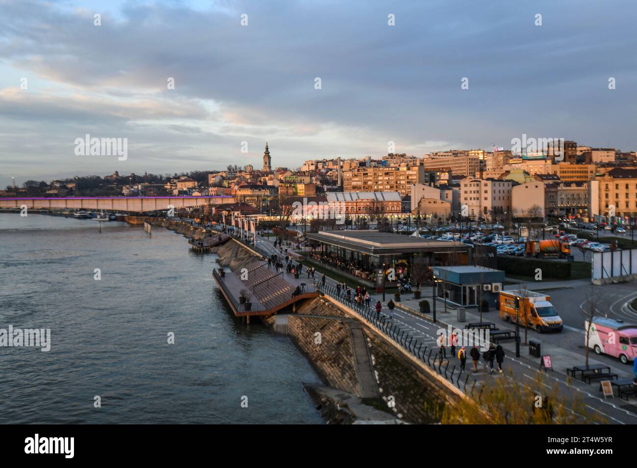 Old town skyline at sunset hi-res stock photography and images - Alamy