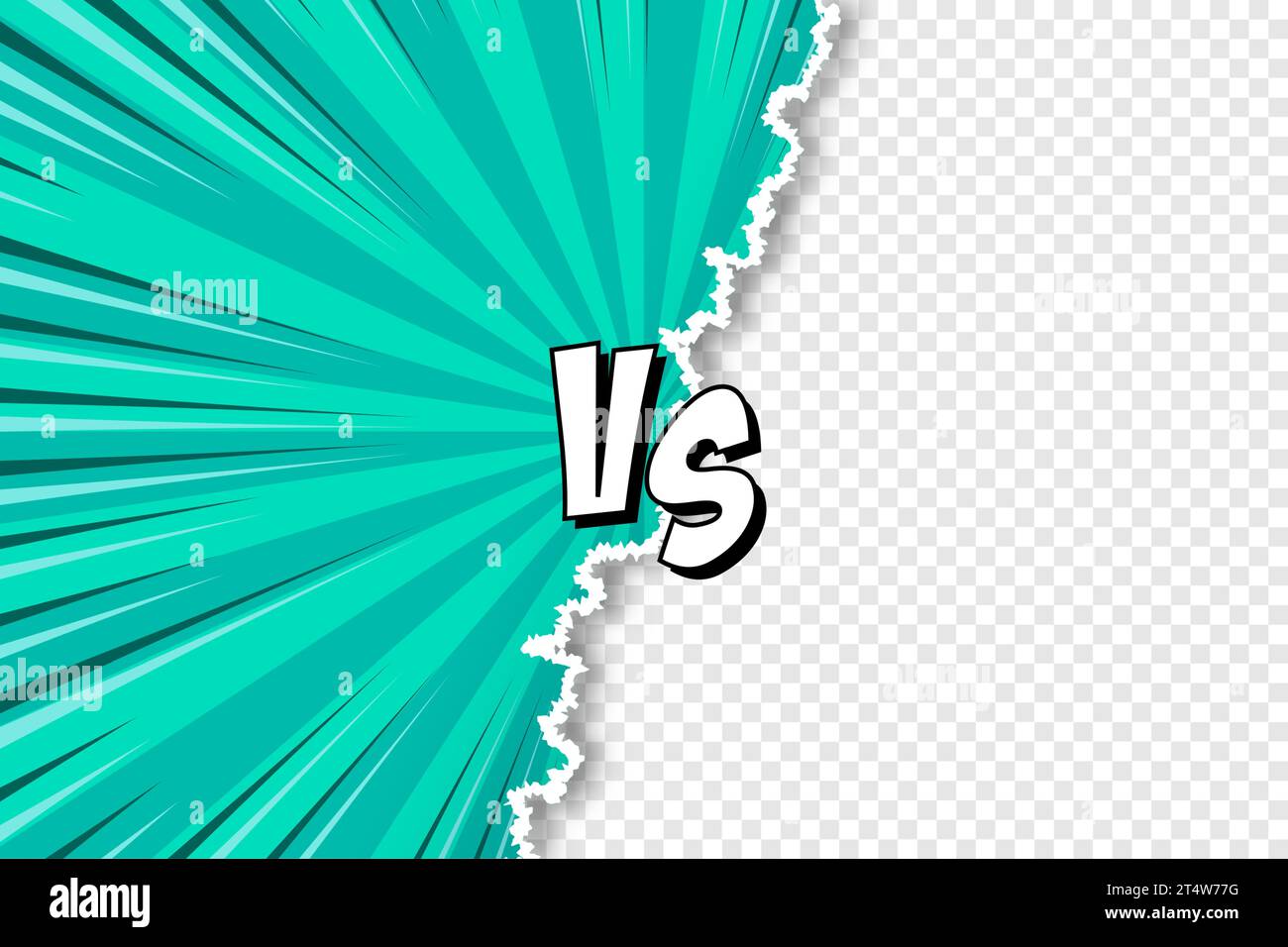 Cartoon comic background. Fight versus. Comics book colorful ...