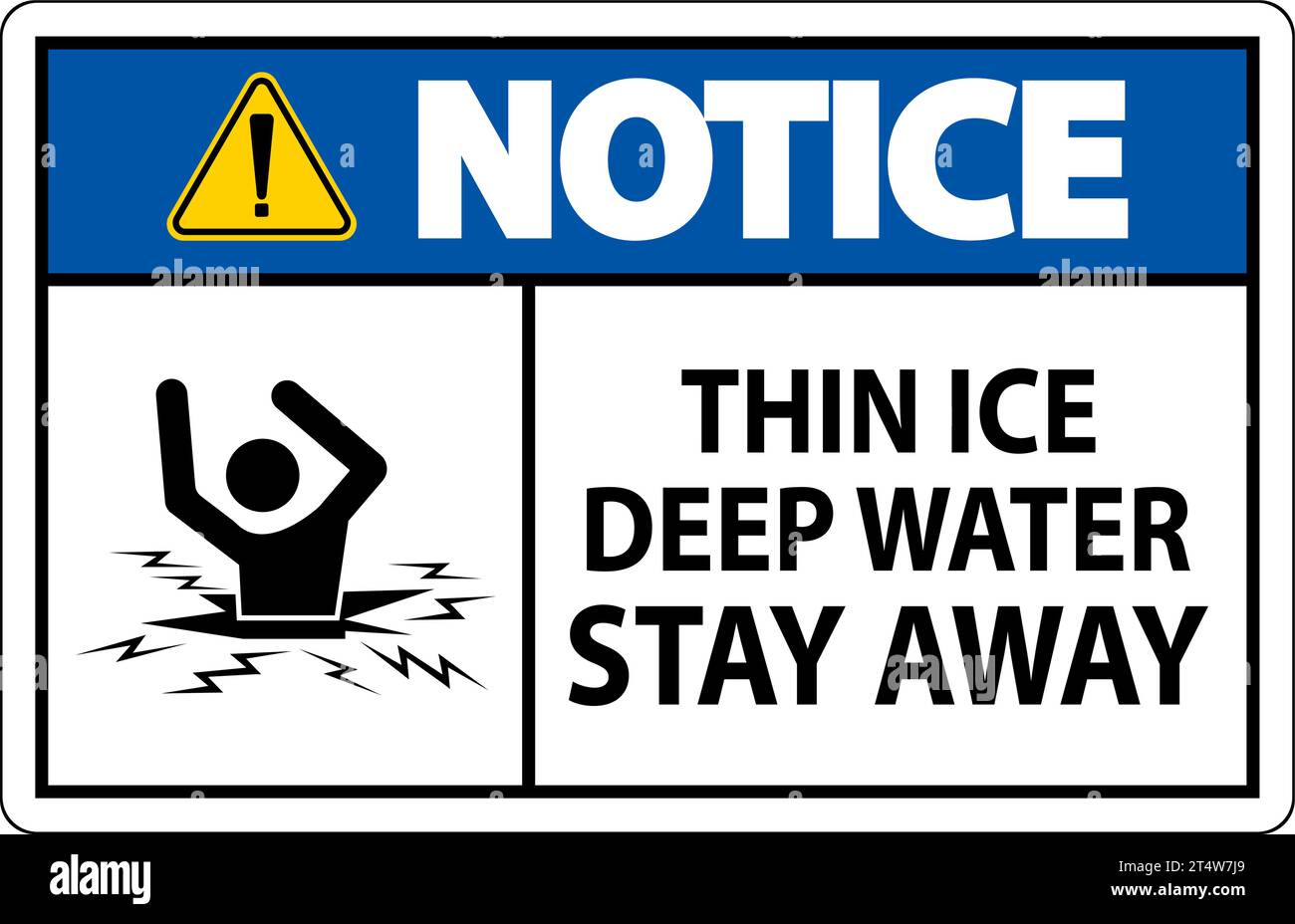 Drifting snow on ice in Stock Vector Images - Alamy