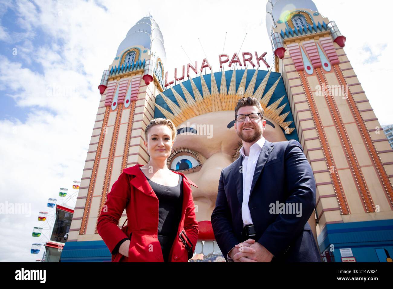 Sydney, Australia. 02nd Nov, 2023. Luna Park's CEO John Hughes and head ...