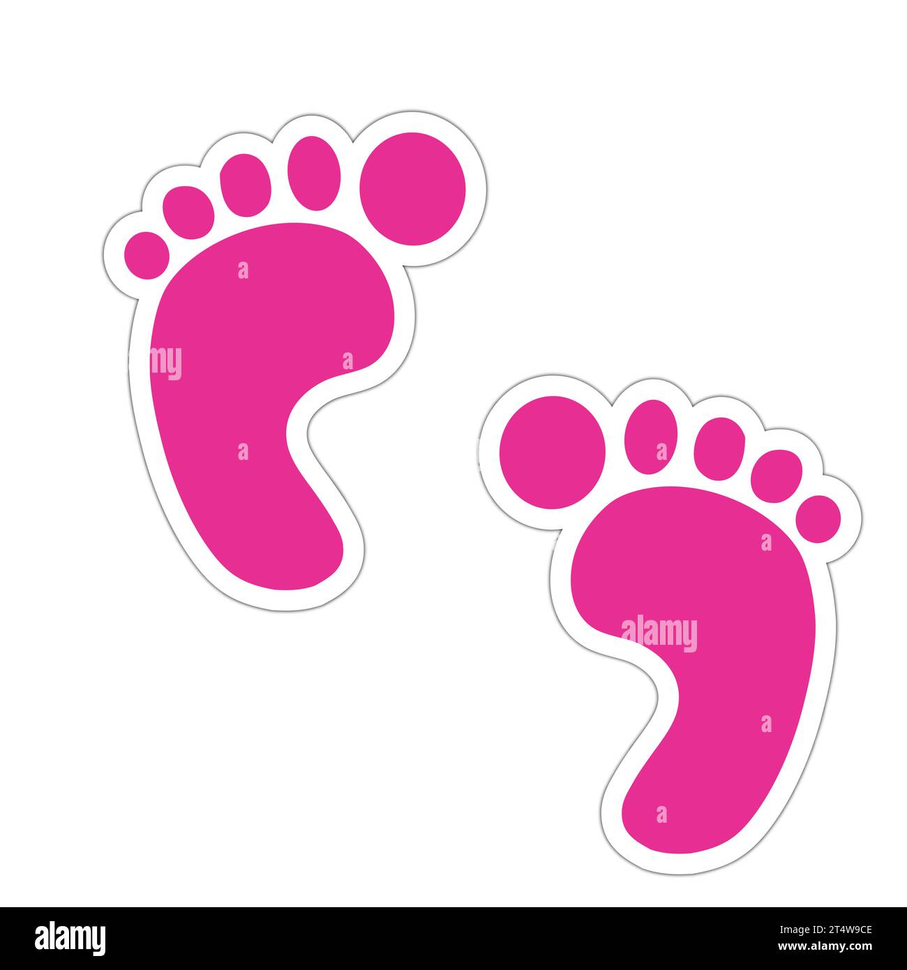 Foot print symbol isolated Stock Vector Image & Art - Alamy