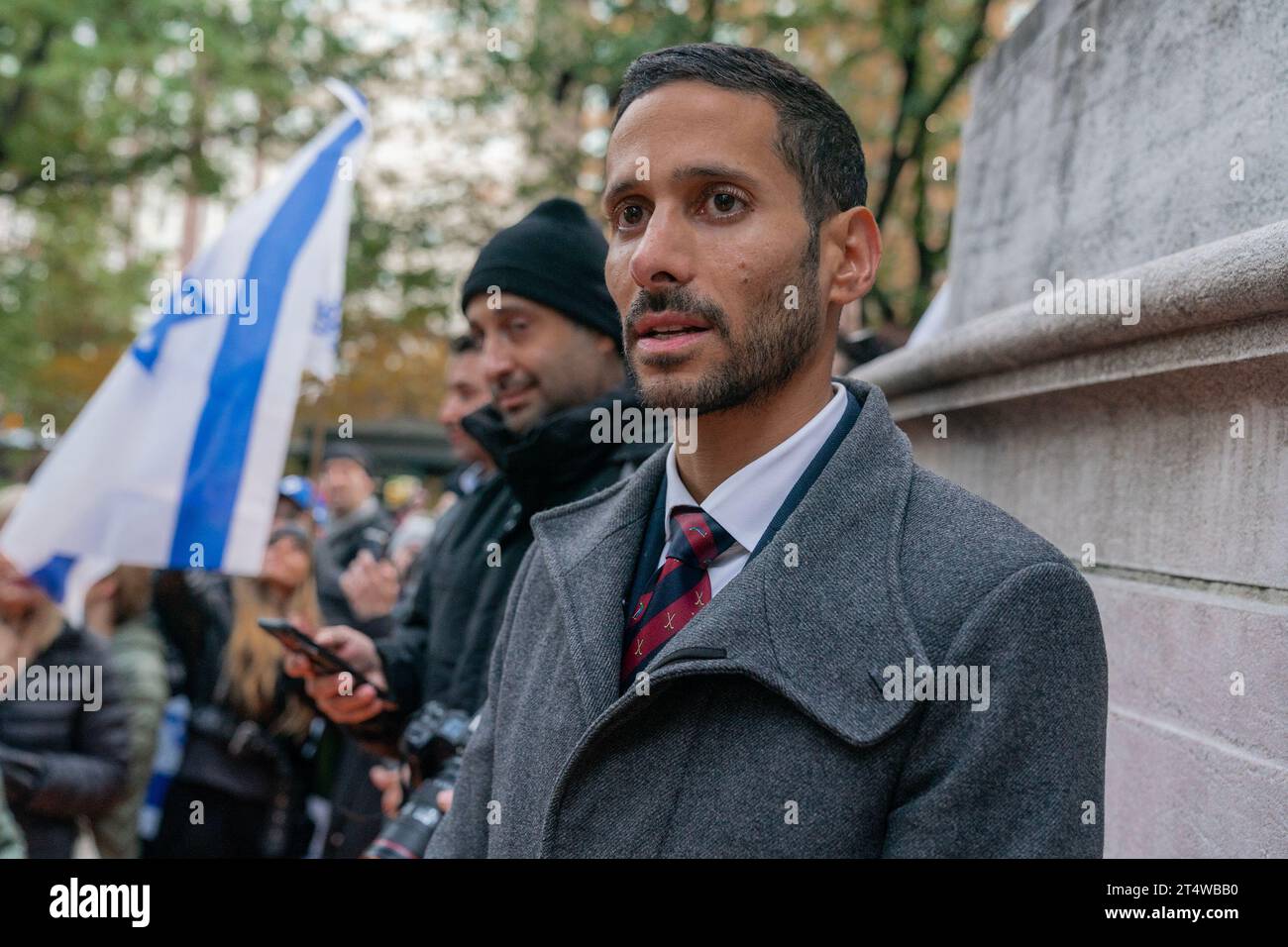 New York, USA. 01st Nov, 2023. Acting Consul General of Israel in New ...