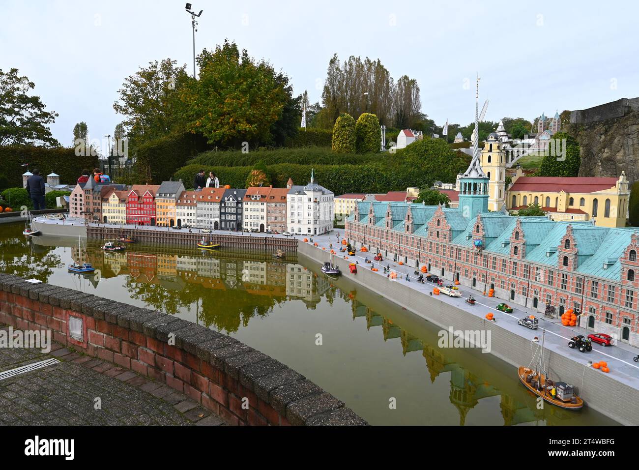Mini Nyhavn, Copenhagen, Denmark in Mini-Europe miniature model park ...
