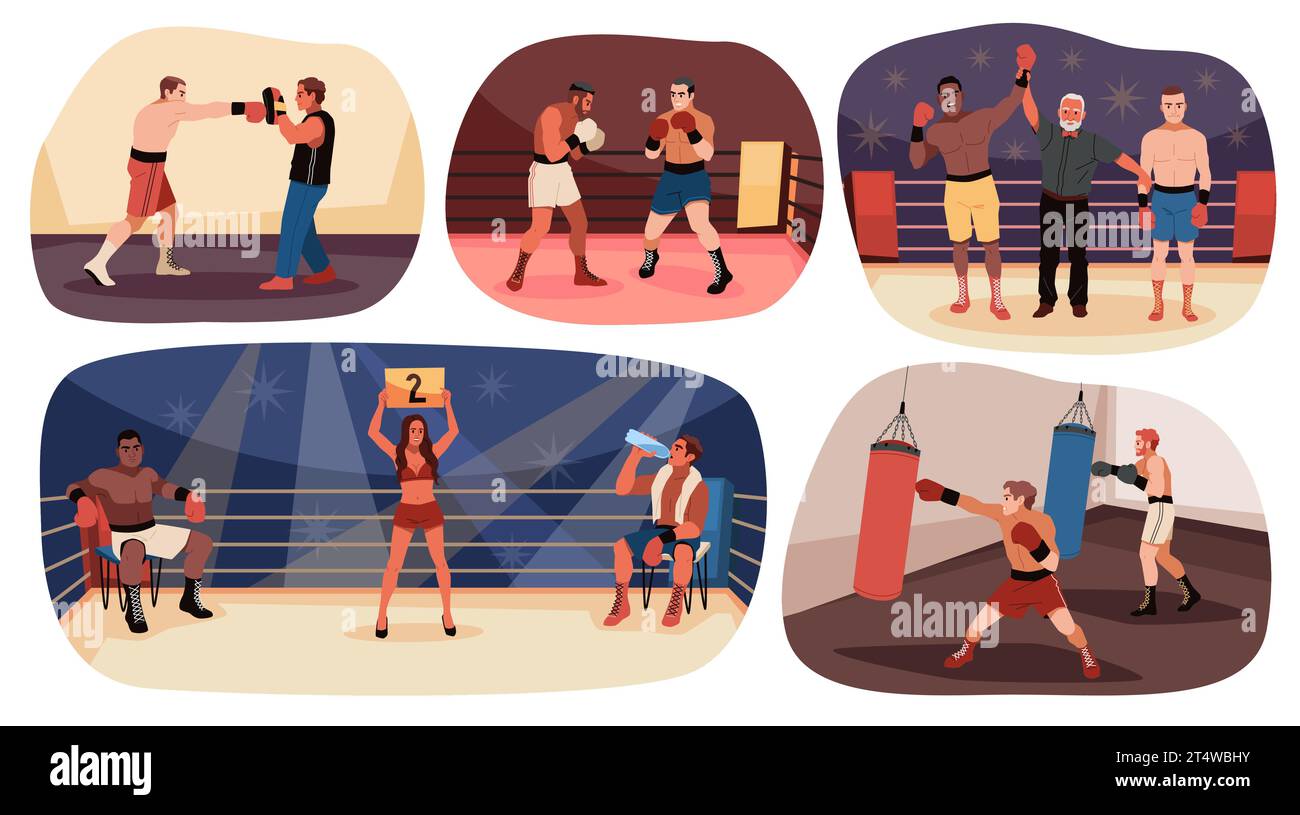 Boxing scenes Cut Out Stock Images & Pictures - Alamy