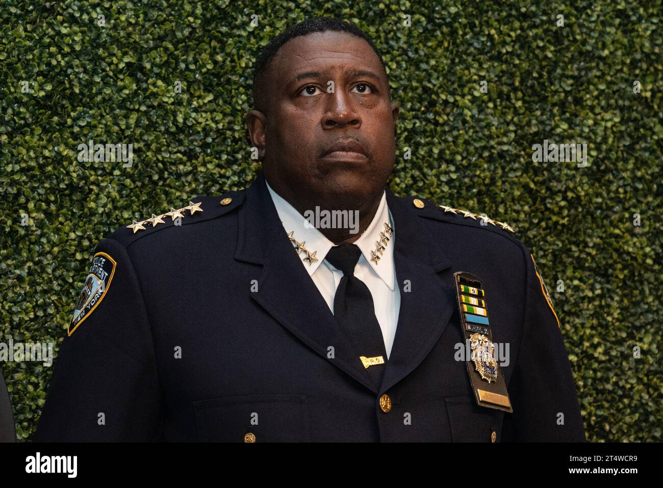 Chief of the Department Jeffrey Maddrey attends briefing by Police ...
