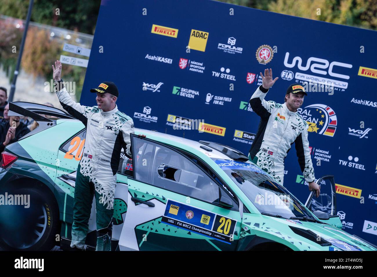Passau, Germany. 29th Oct, 2023. Andreas Mikkelsen and Torstein Eriksen ...