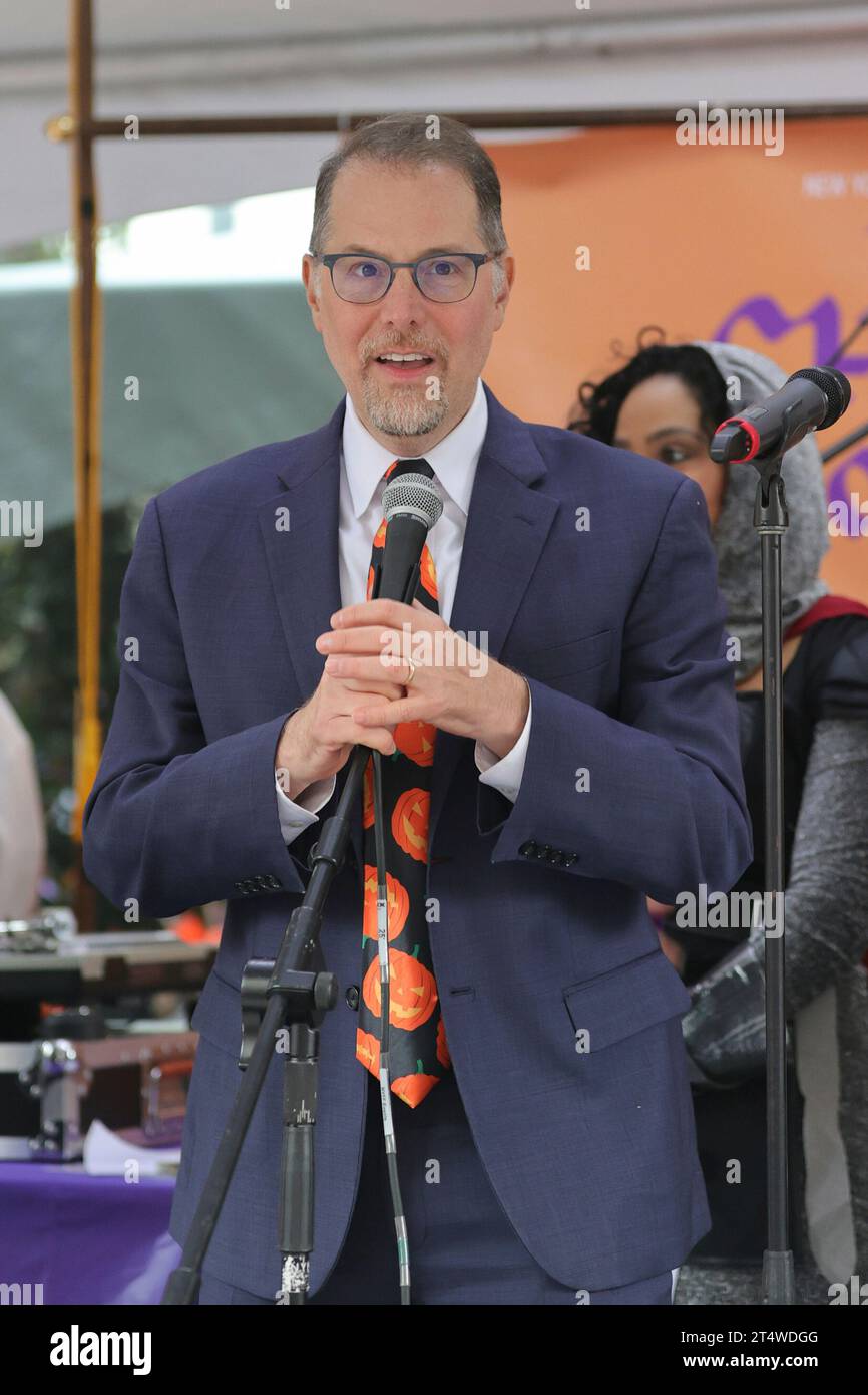 Washington Square Park, New York, USA, October 31, 2023 - Manhattan s ...