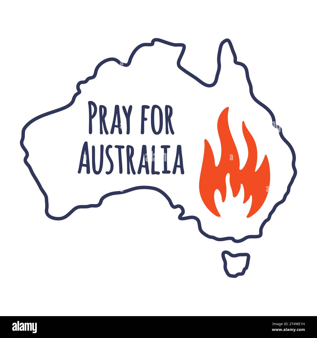 Wildfire sign australia hi-res stock photography and images - Alamy