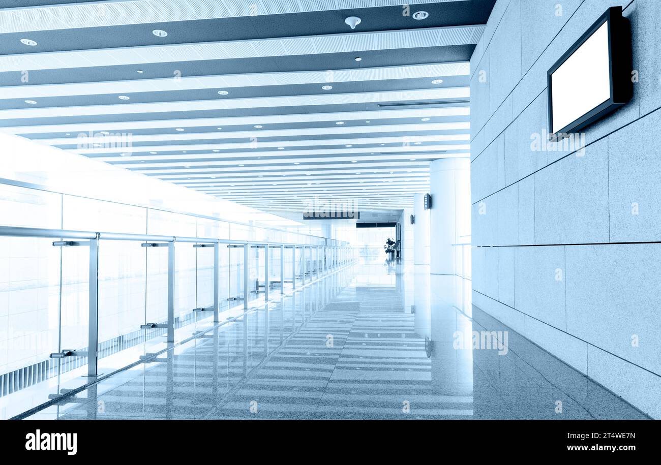 Empty corridor in subway hi-res stock photography and images - Alamy