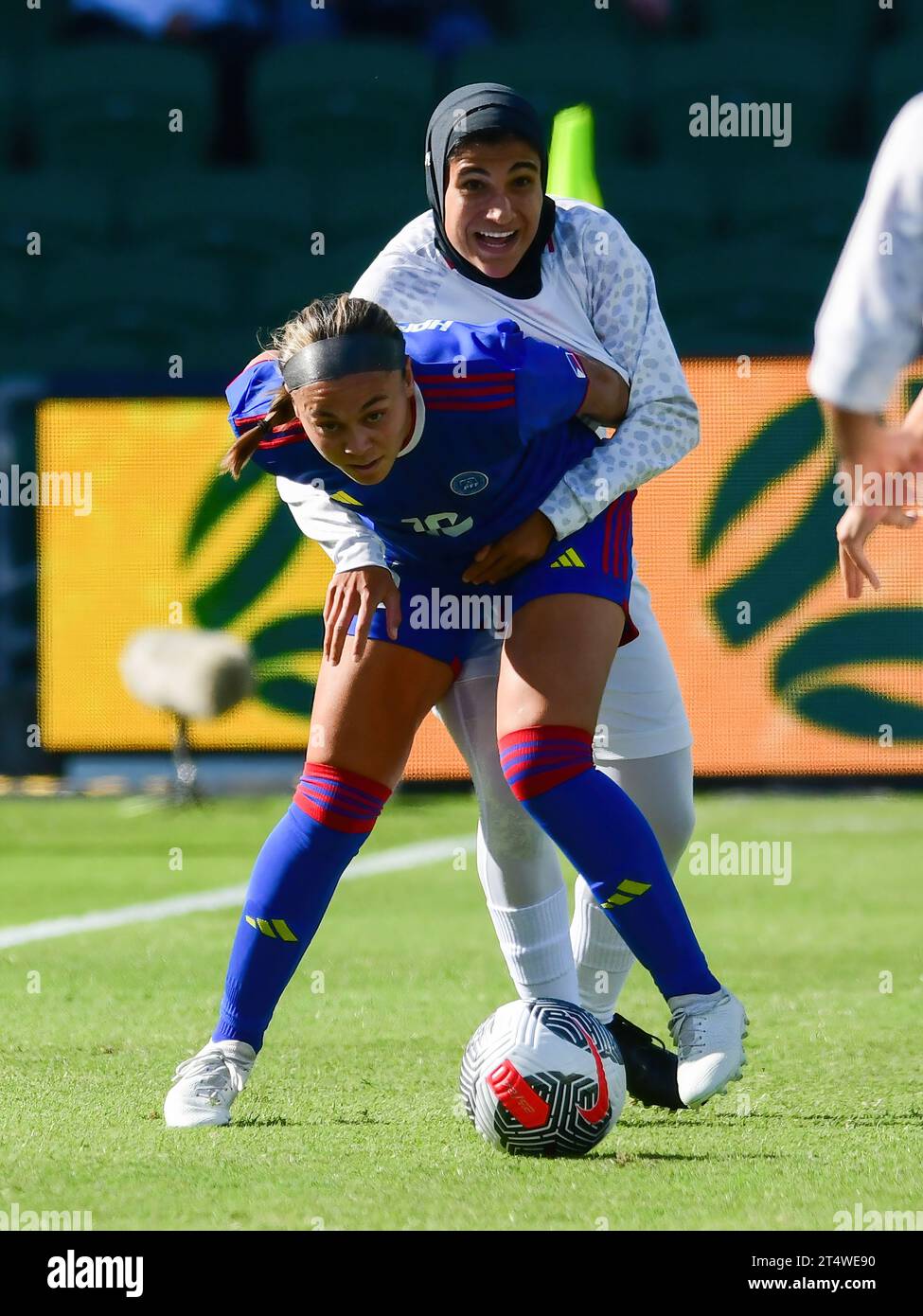 Perth, Australia. 01st Nov, 2023. Sofia Nicole Harrison (front) of the ...