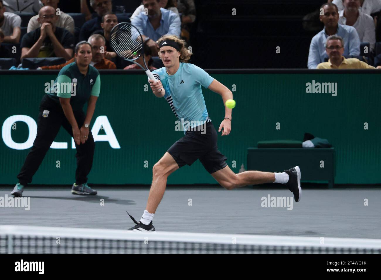 Paris, France. 01st Nov, 2023. Alexander Sasha Zverev of Germany during ...
