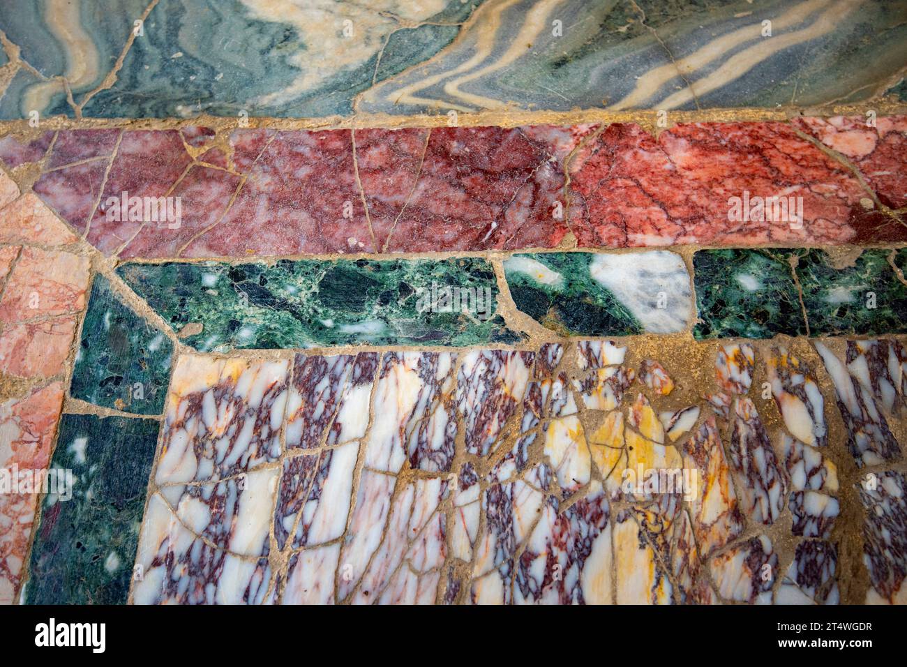 Marble Tile Patterns on the Floor Stock Photo - Alamy