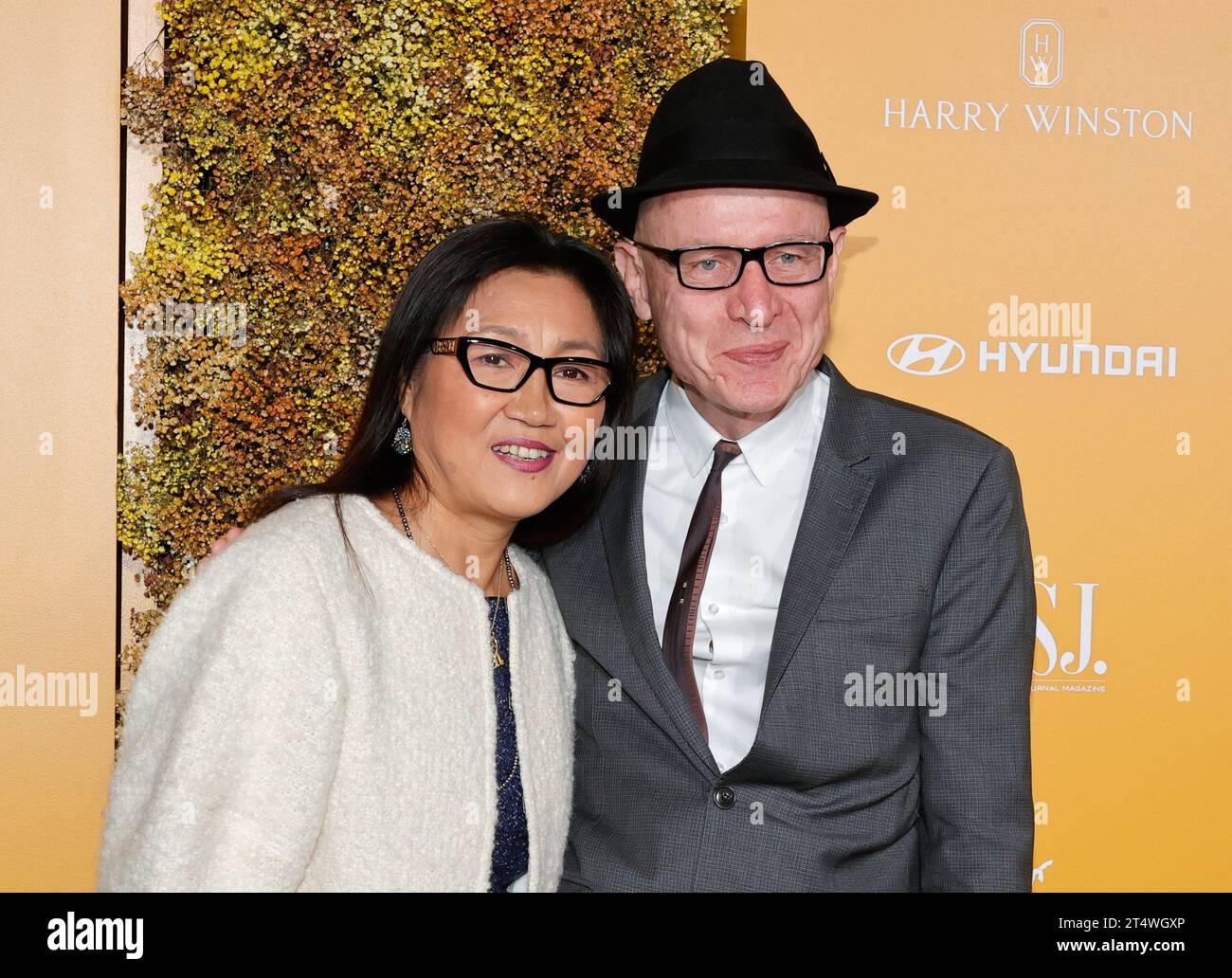New York, United States. 01st Nov, 2023. Ping Wang and Robert Thomson ...