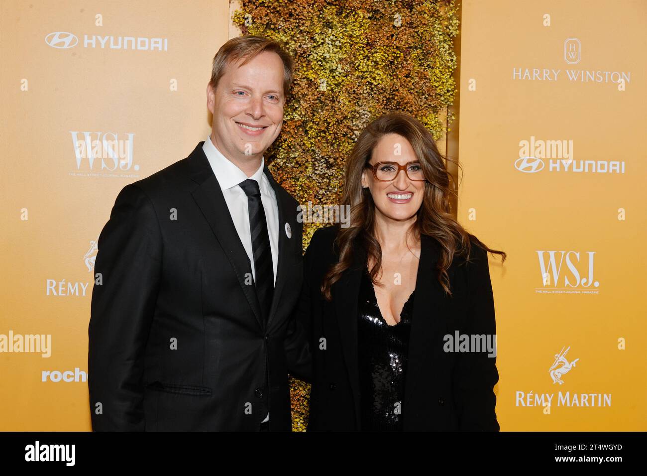 New York, United States. 01st Nov, 2023. Almar Latour and Sarah Bell ...