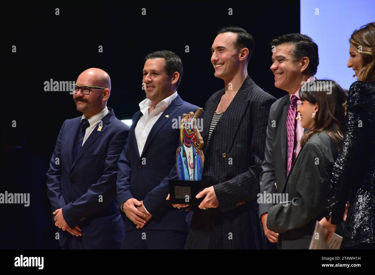 Leon, Mexico. Nov. 1, 2023: Hermes Villafuerte, Mauricio Battaglia, Fernando Padilla, and Kass ...