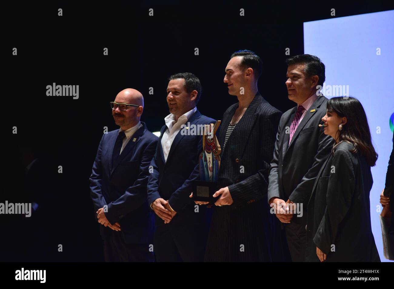 Leon, Mexico. Nov. 1, 2023: Hermes Villafuerte, Mauricio Battaglia, Fernando Padilla, and Kass ...