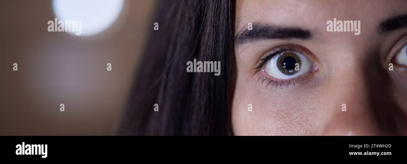 Woman intense stare hi-res stock photography and images - Alamy
