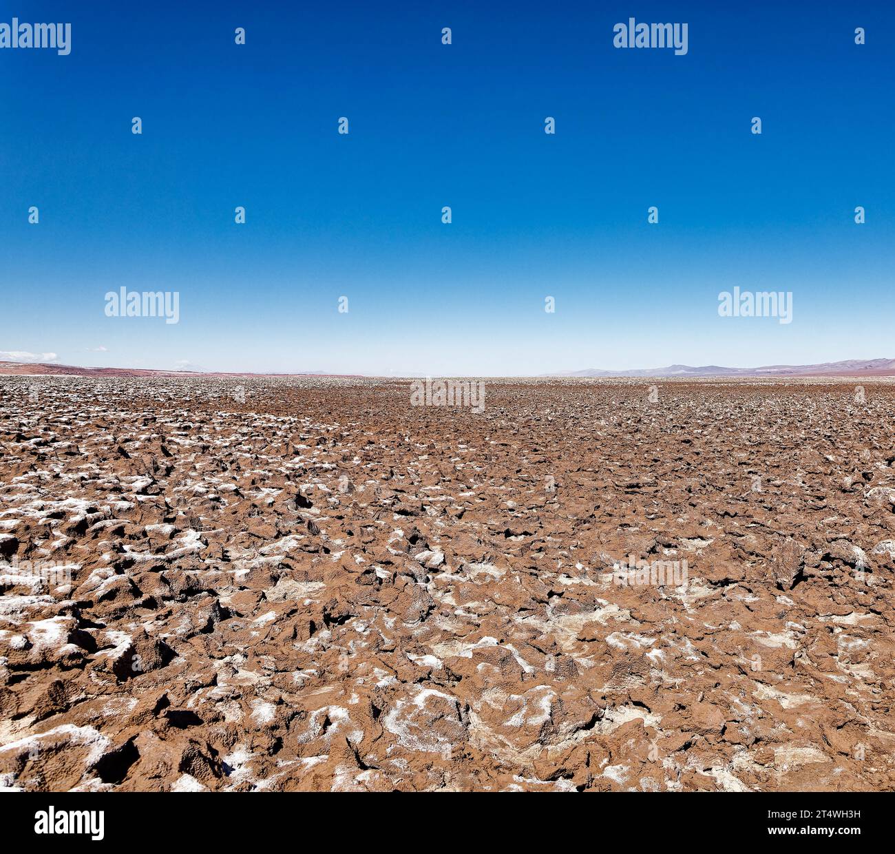 Landscape of the Hidden Baltinache Lagoons - Atacama Desert - Chile ...
