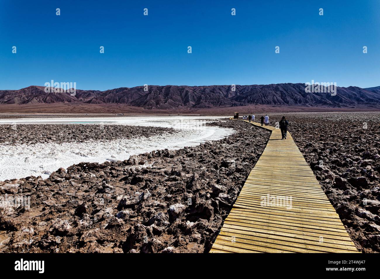 Landscape of the Hidden Baltinache Lagoons - Atacama Desert - Chile ...