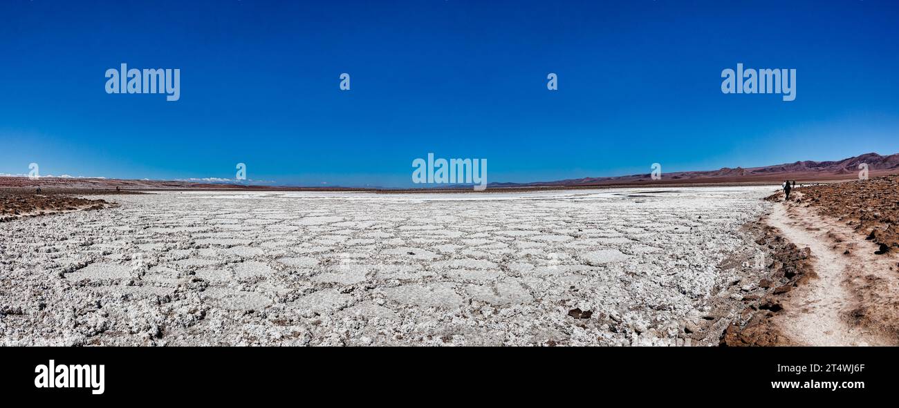 Landscape of the Hidden Baltinache Lagoons - Atacama Desert - Chile ...