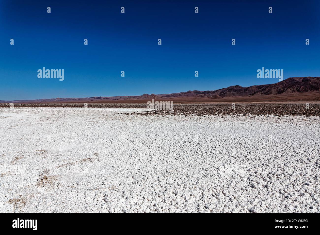 Landscape of the Hidden Baltinache Lagoons - Atacama Desert - Chile ...