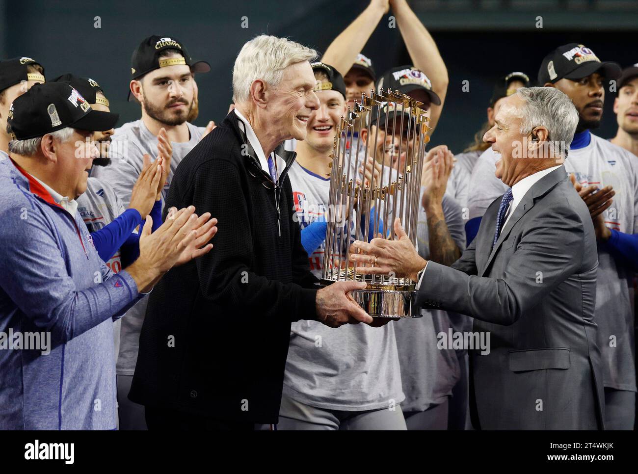 Phoenix, United States. 12th Jan, 2023. Texas Rangers owner Ray C ...