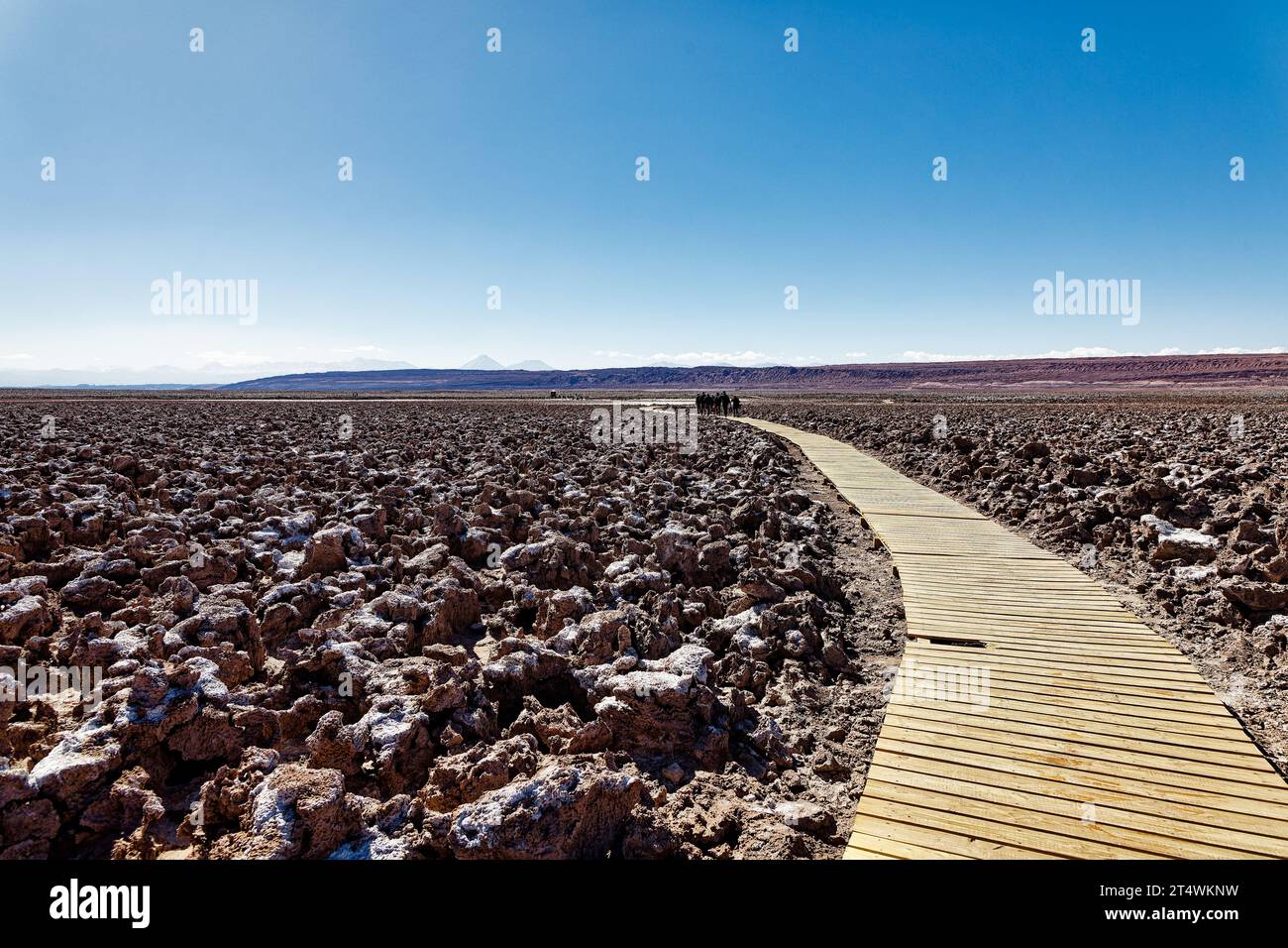Landscape of the Hidden Baltinache Lagoons - Atacama Desert - Chile ...