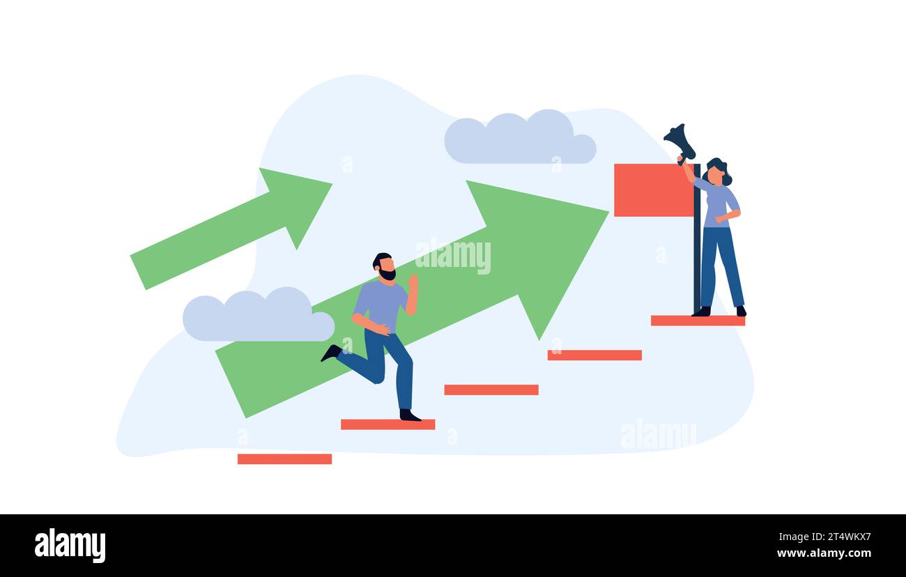 Take stairs Stock Vector Images - Alamy