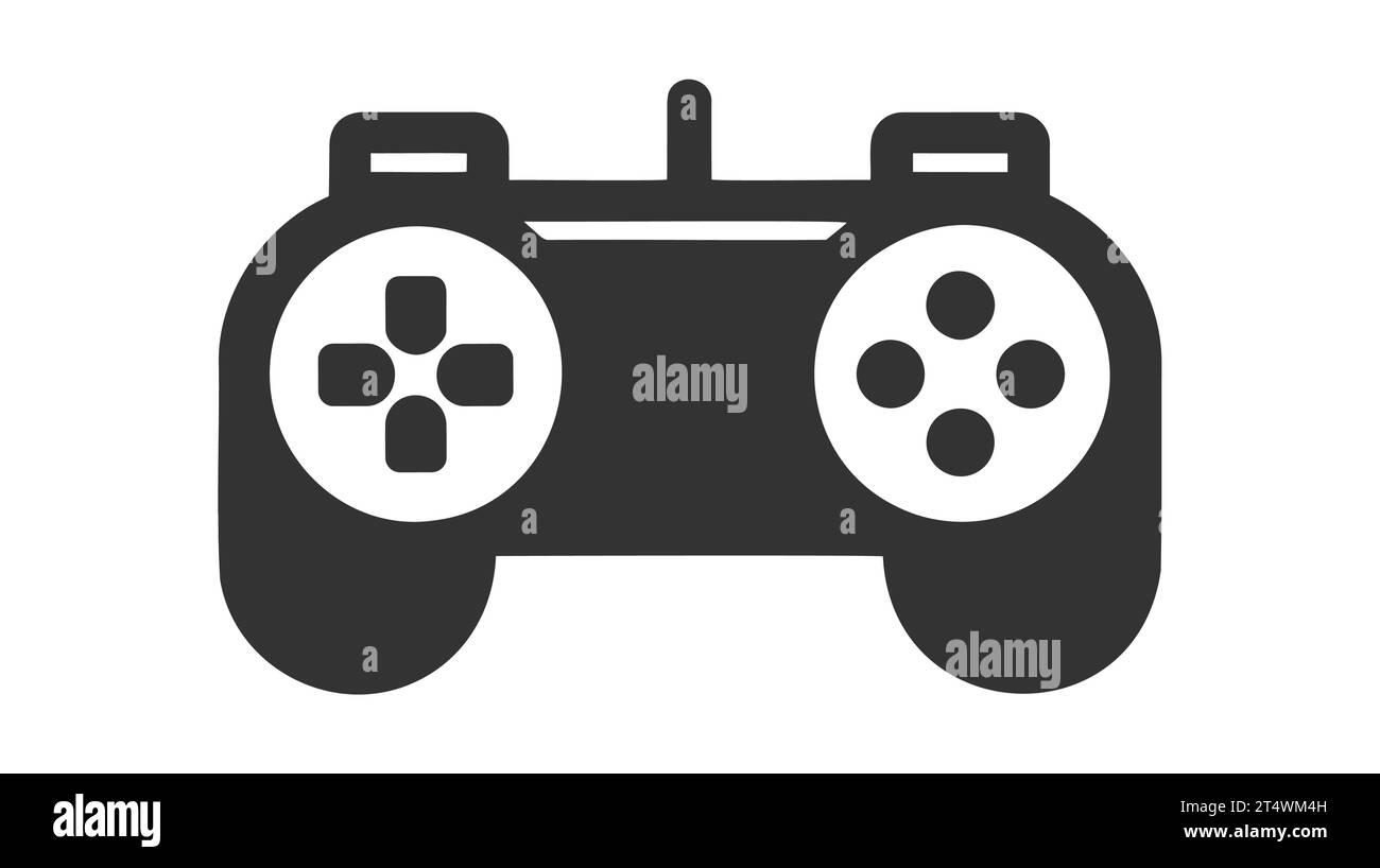 Minimal Gaming Symbol - Stream modern Games - Wireless Controller Icon ...