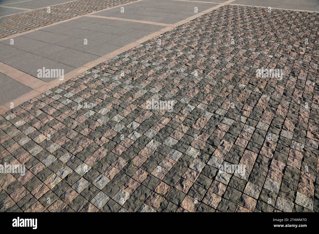 A square paved ground Stock Photo - Alamy