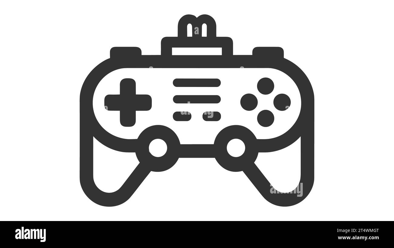 Minimal Gaming Symbol - Stream modern Games - Wireless Controller Icon ...