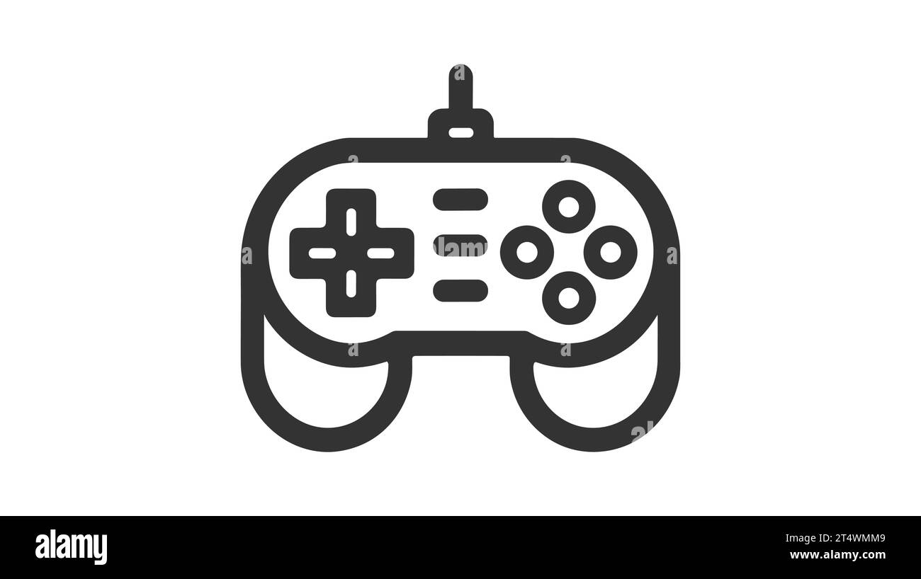 Minimal Gaming Symbol - Stream modern Games - Wireless Controller Icon ...