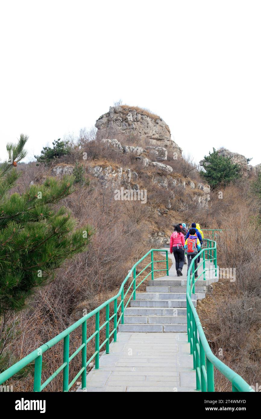 rock steps in a scenic spot Stock Photo - Alamy