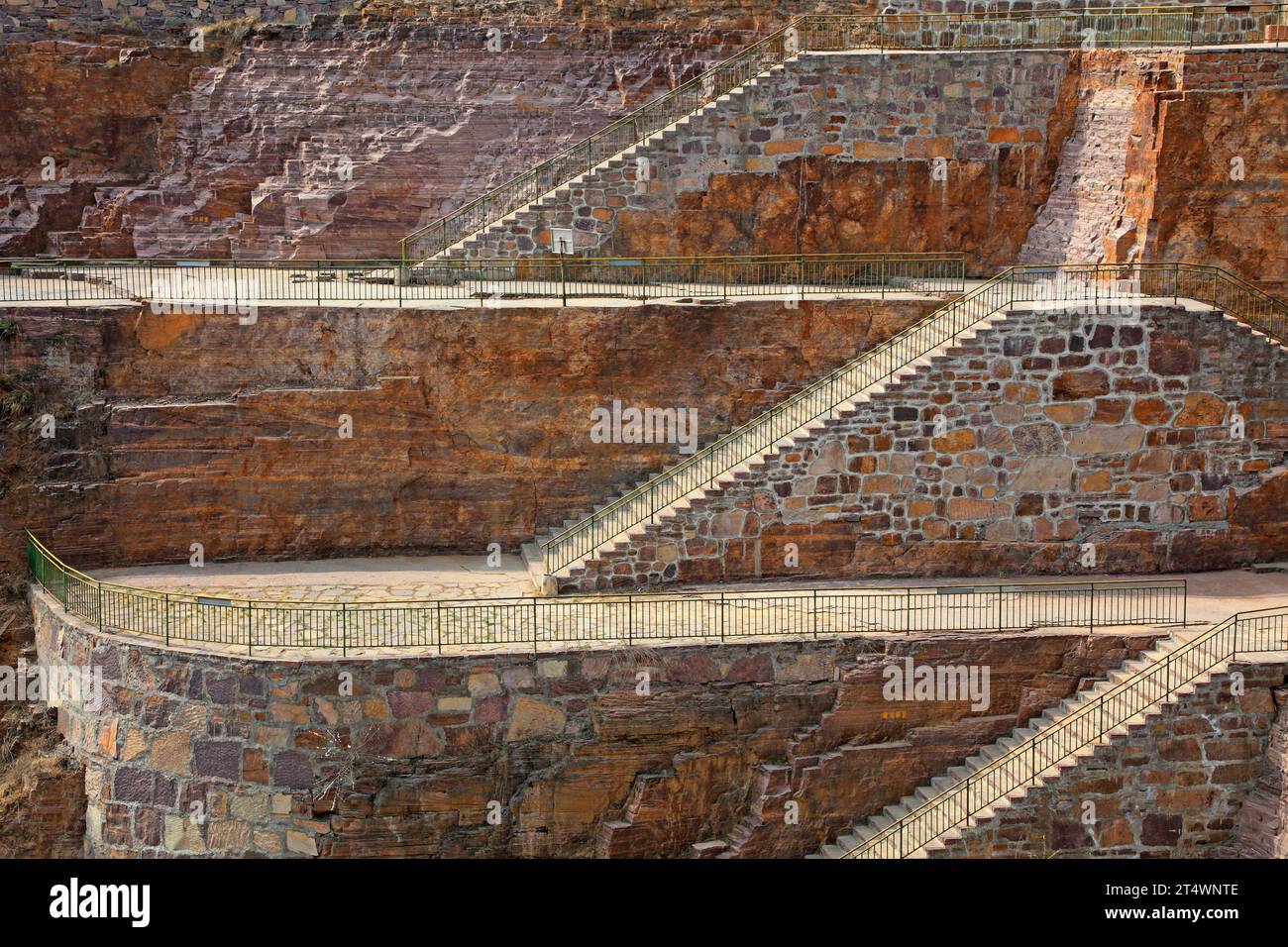 rock steps in a scenic spot Stock Photo - Alamy