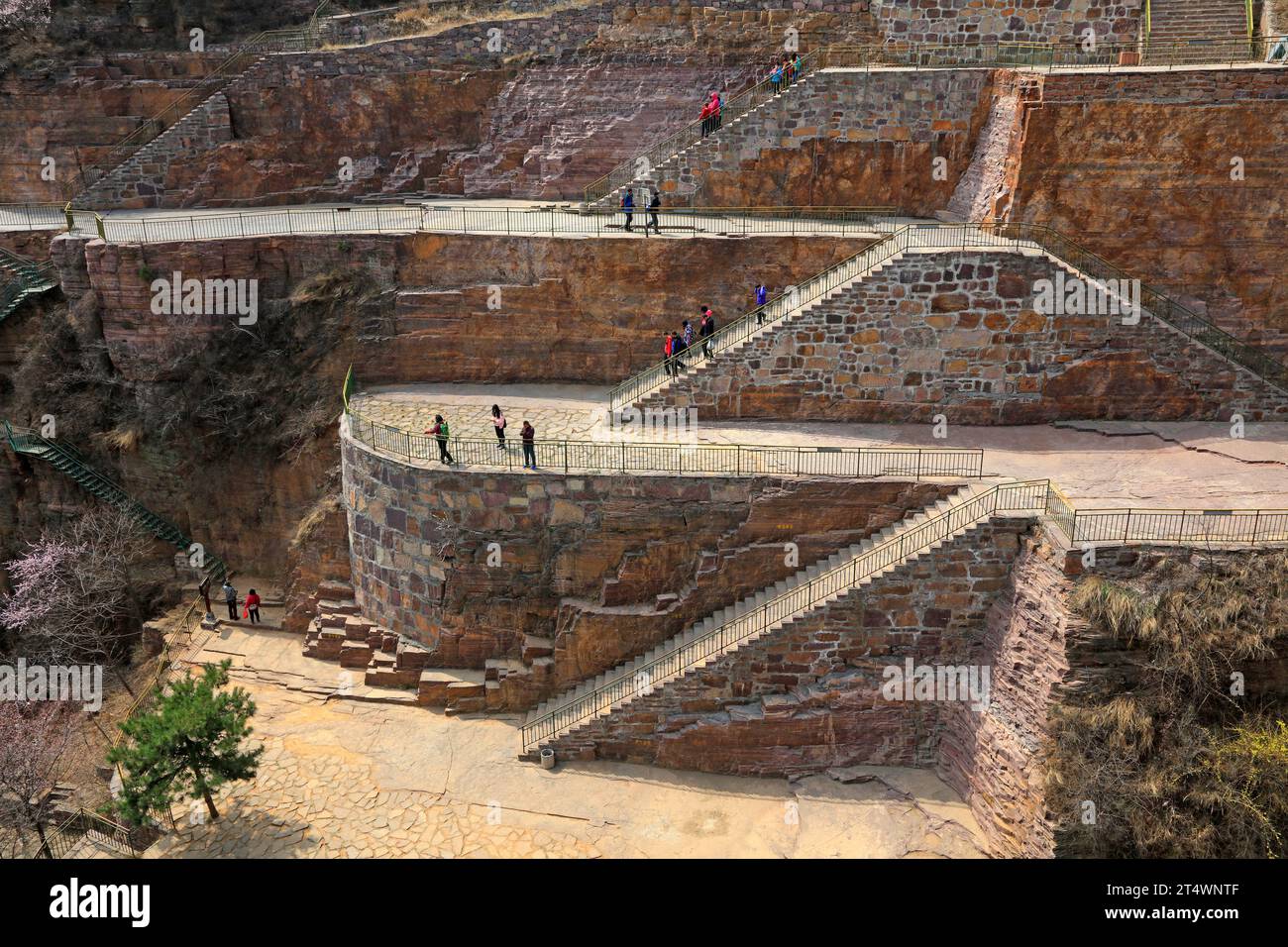 rock steps in a scenic spot Stock Photo - Alamy