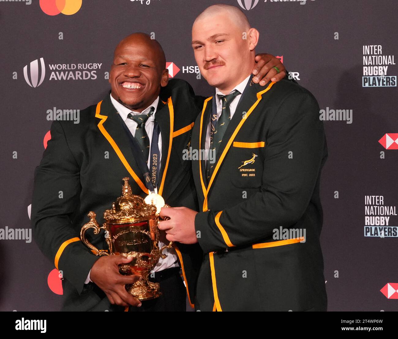 Paris, France. 29th Oct, 2023. Bongi Mbonambi, Jasper Wiese, of South ...