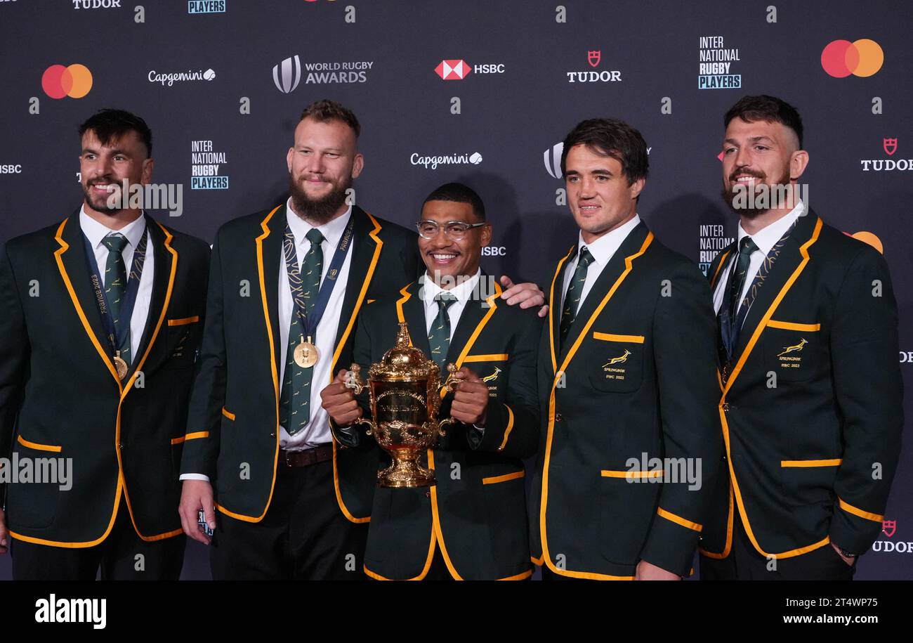 Paris, France. 29th Oct, 2023. Eben Etzebeth, RG Snyman, Damian ...