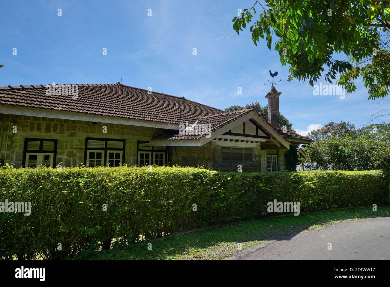 British colonial building in Penang Hill, Penang, Malaysia Stock Photo ...