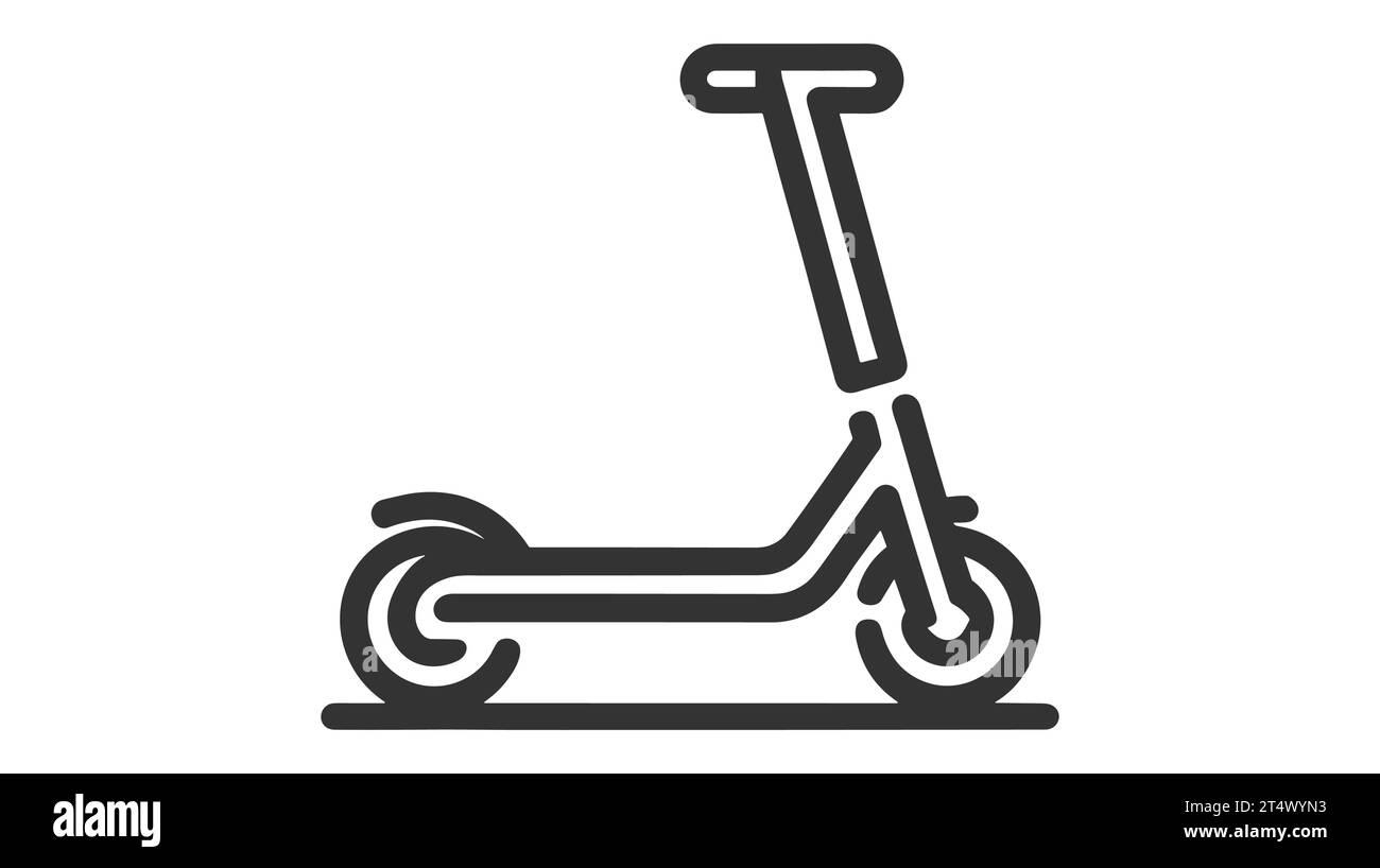 Vector scooter icon design isolated on white background Stock Vector ...