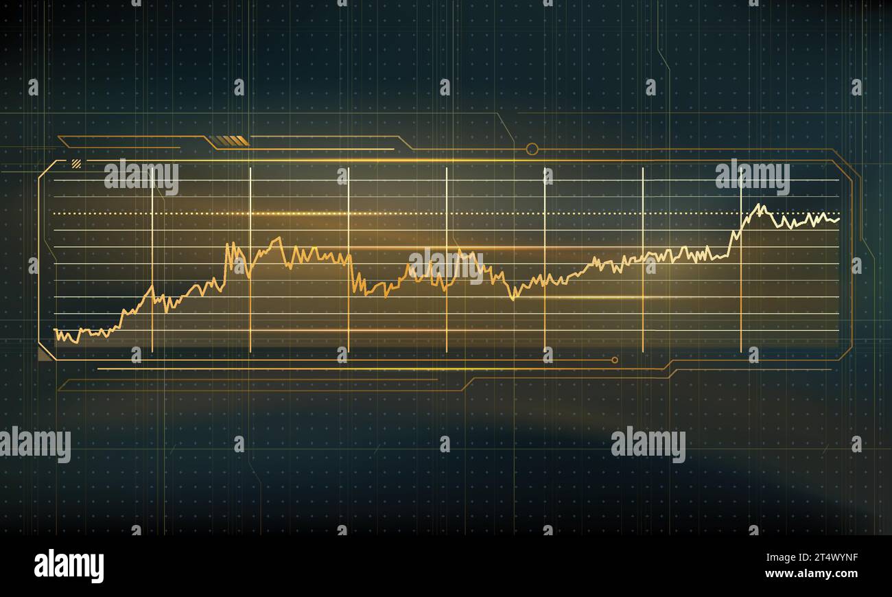 Gold price chart infographic vector Stock Vector Images - Alamy
